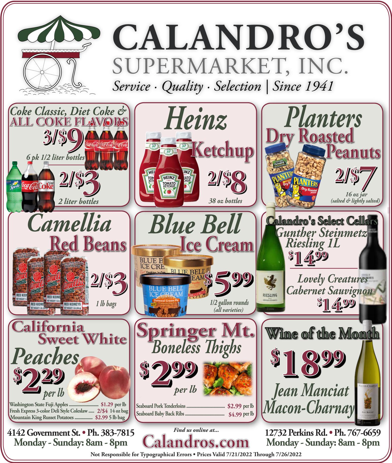 Calandro's Supermarket | Service - Quality - Selection | Since 1941
